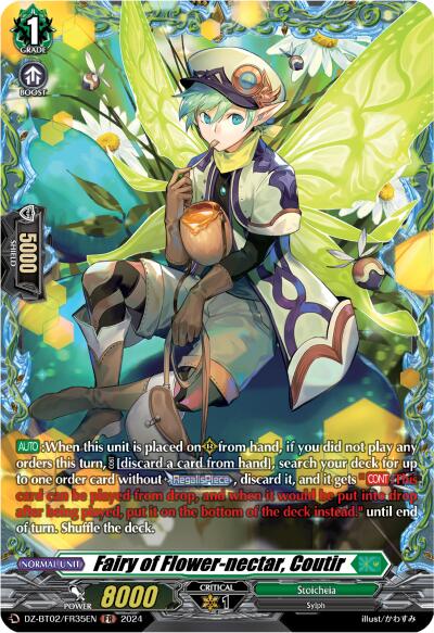 Fairy of Flower-nectar, Coutir (FR) - Illusionless Strife - Cardfight ...