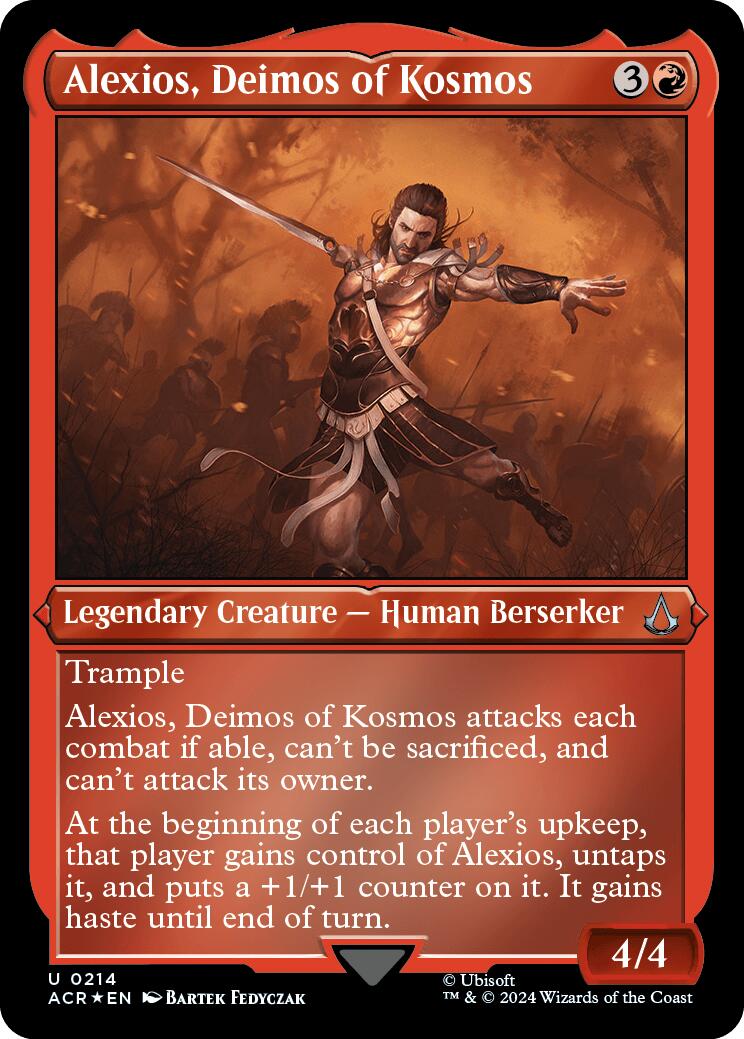 Alexios, Deimos of Kosmos (Foil Etched) - Universes Beyond: Assassin's ...