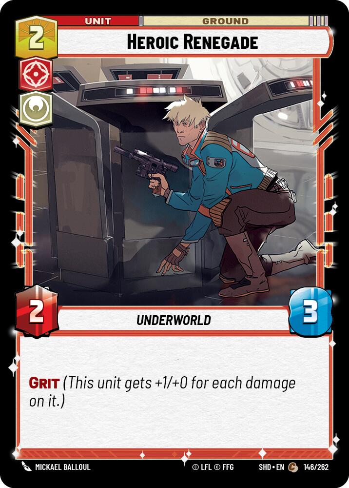 Heroic Renegade - Shadows of the Galaxy - Star Wars: Unlimited