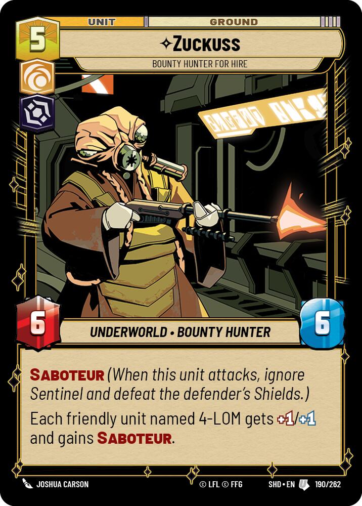 Zuckuss - Bounty Hunter for Hire - Shadows of the Galaxy - Star Wars ...