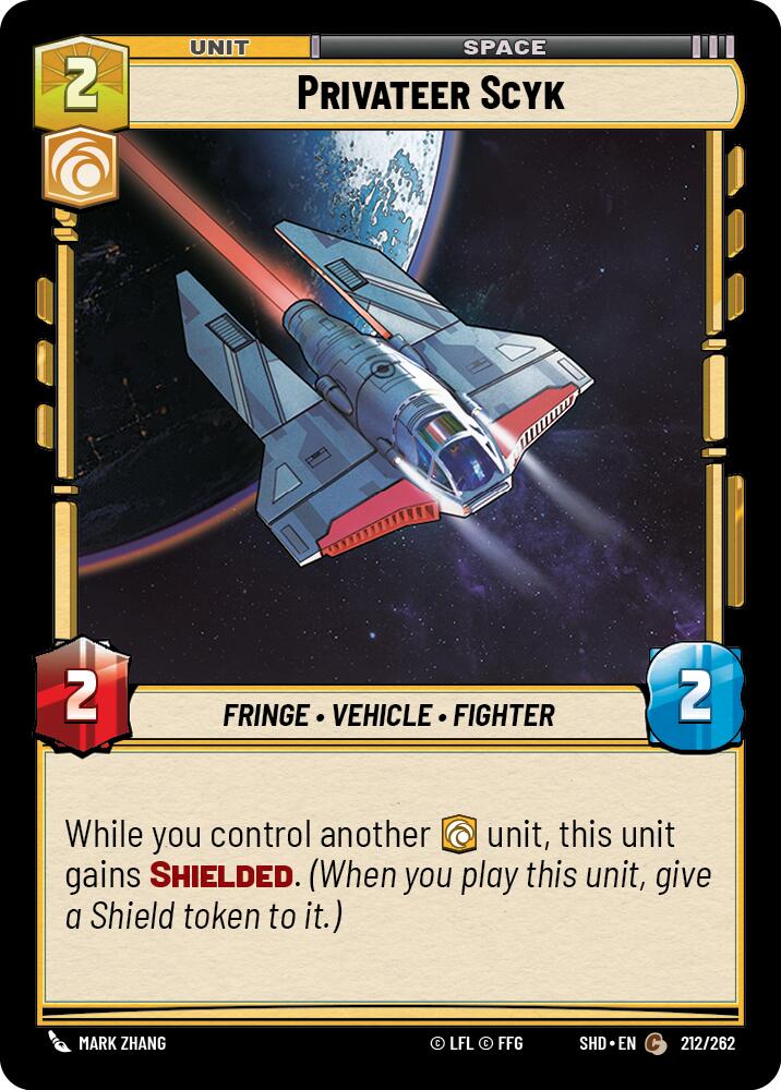Privateer Scyk - Shadows of the Galaxy - Star Wars: Unlimited