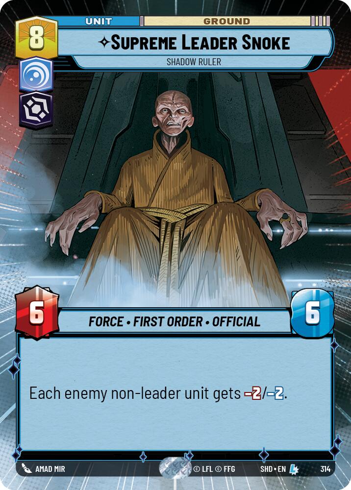 Supreme Leader Snoke - Shadow Ruler (Hyperspace) - Shadows of the ...