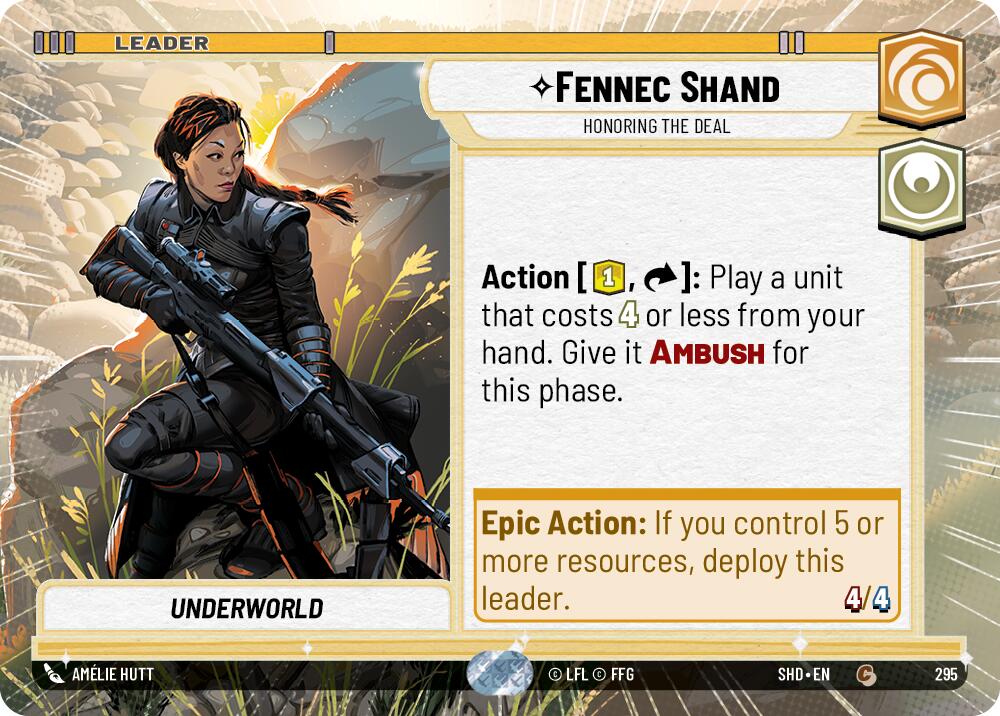 Fennec Shand - Honoring the Deal (Hyperspace) - Shadows of the Galaxy ...