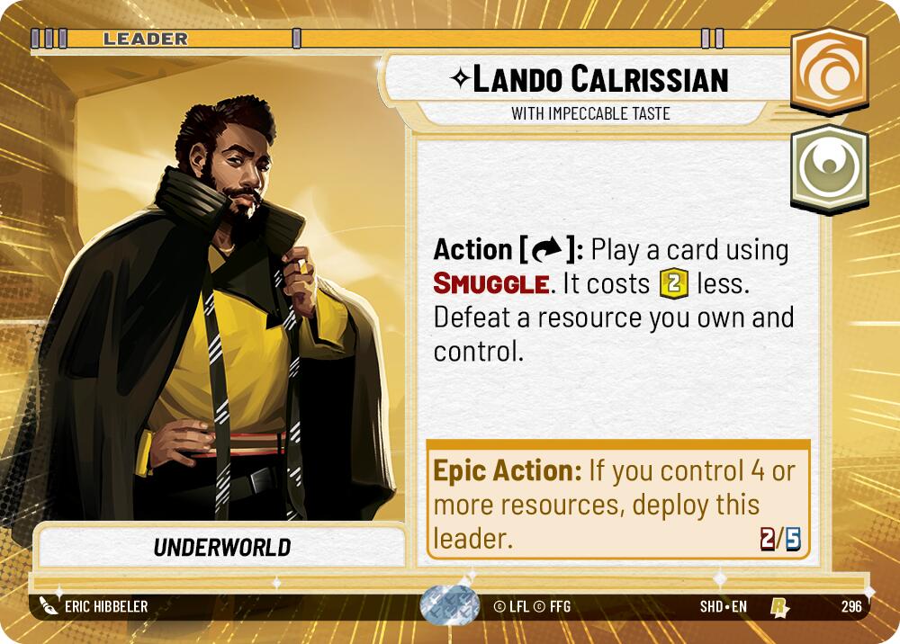 Lando Calrissian - With Impeccable Taste (Hyperspace) - Shadows of the ...