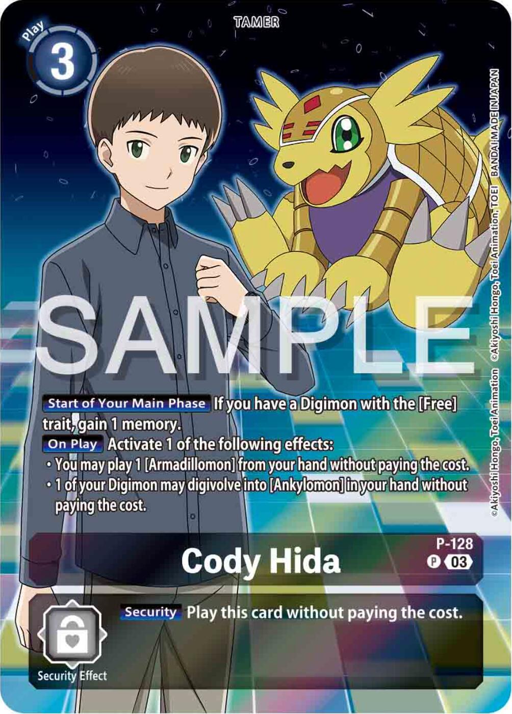 Cody Hida - P-128 (Digimon Adventure 02: The Beginning Set) - Digimon ...