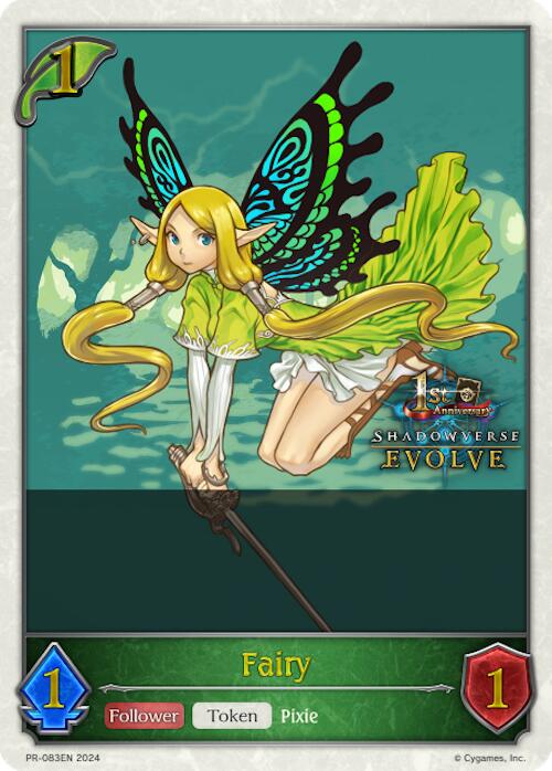 Fairy (1st Anniversary Stamped) - Shadowverse: Evolve Promo Cards ...