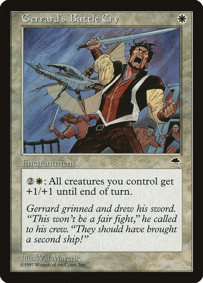 Gerrard's Battle Cry - Tempest - Magic: The Gathering