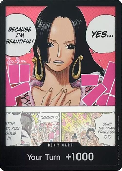 DON!! Card (Boa Hancock) (Double Pack Set Vol. 4) - 500 Years in the ...