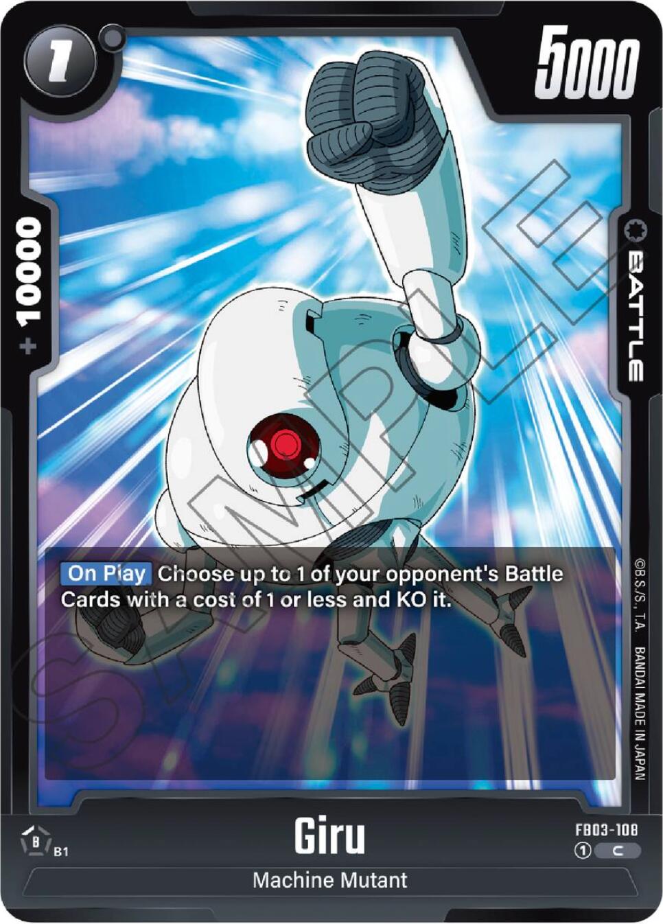 Giru - Raging Roar - Dragon Ball Super: Fusion World