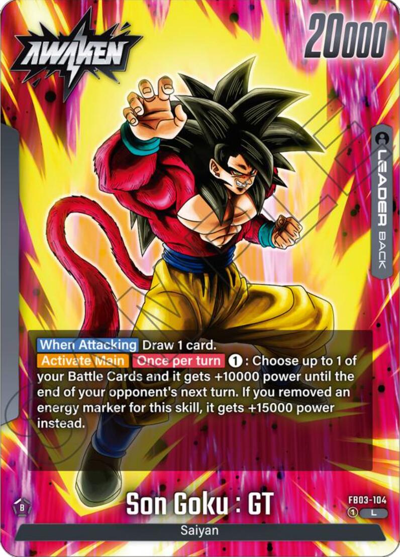 Son Goku : GT - FB03-104 - Raging Roar - Dragon Ball Super: Fusion World