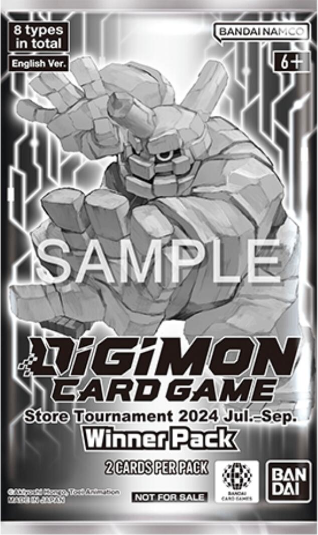 Store Tournament 2024 Jul.-Sep. Winner Pack - Digimon Promotion Cards - Digimon Card Game