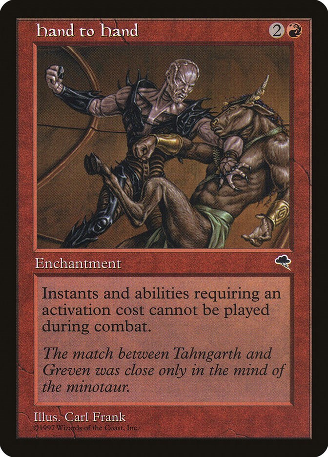 Hand to Hand - Tempest - Magic: The Gathering