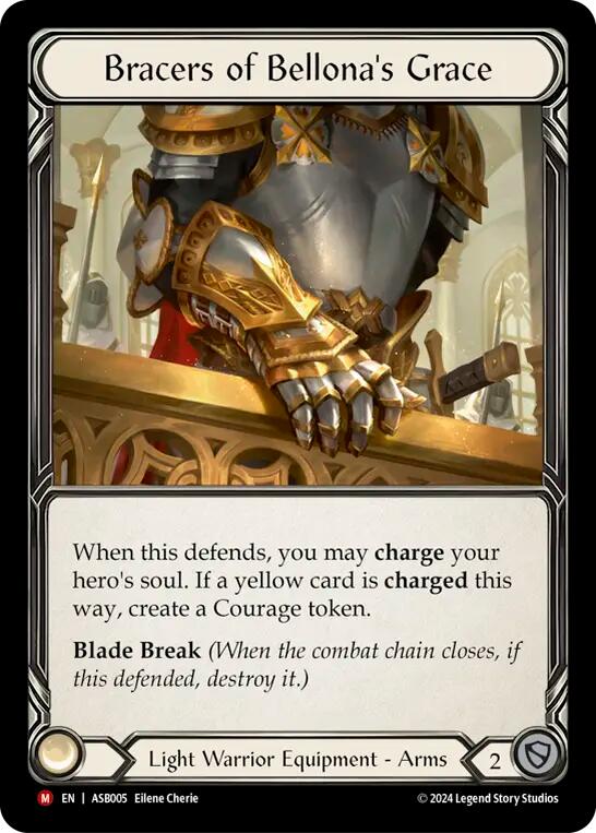 Bracers of Bellona's Grace - Armory Deck: Boltyn - Flesh and Blood TCG