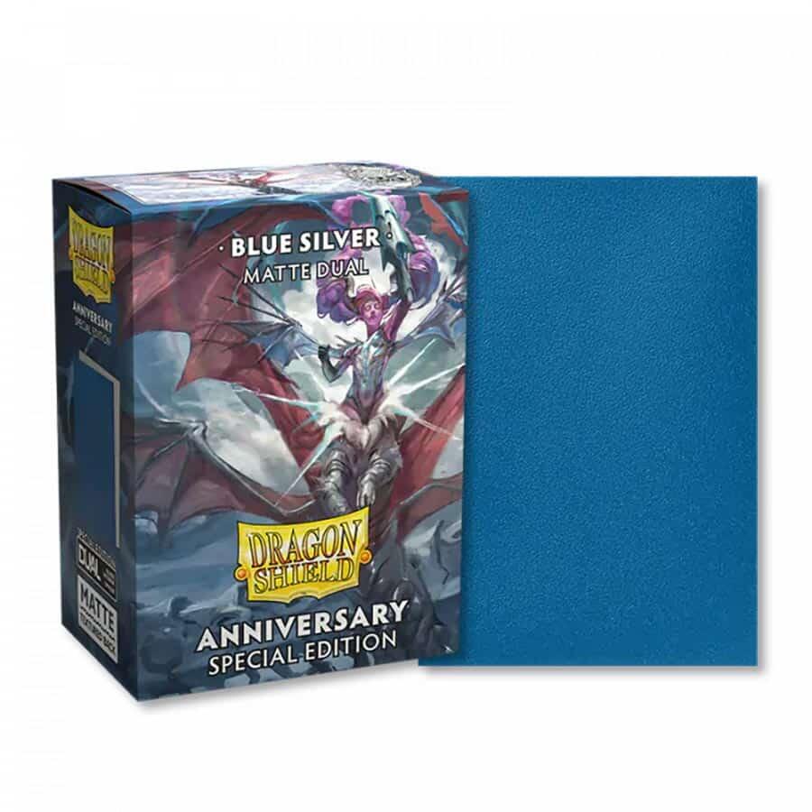 Dragon Shield Special Anniversary Dual Matte Standard Sleeves - Blue ...