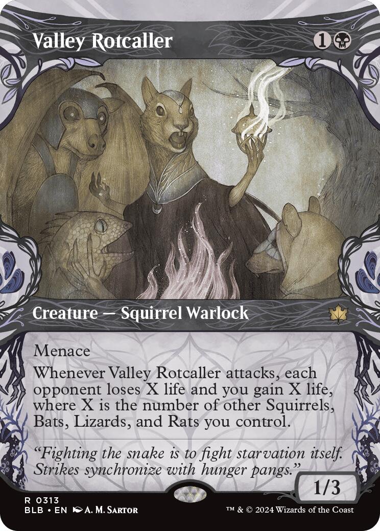 Valley Rotcaller (Showcase) - Bloomburrow - Magic: The Gathering