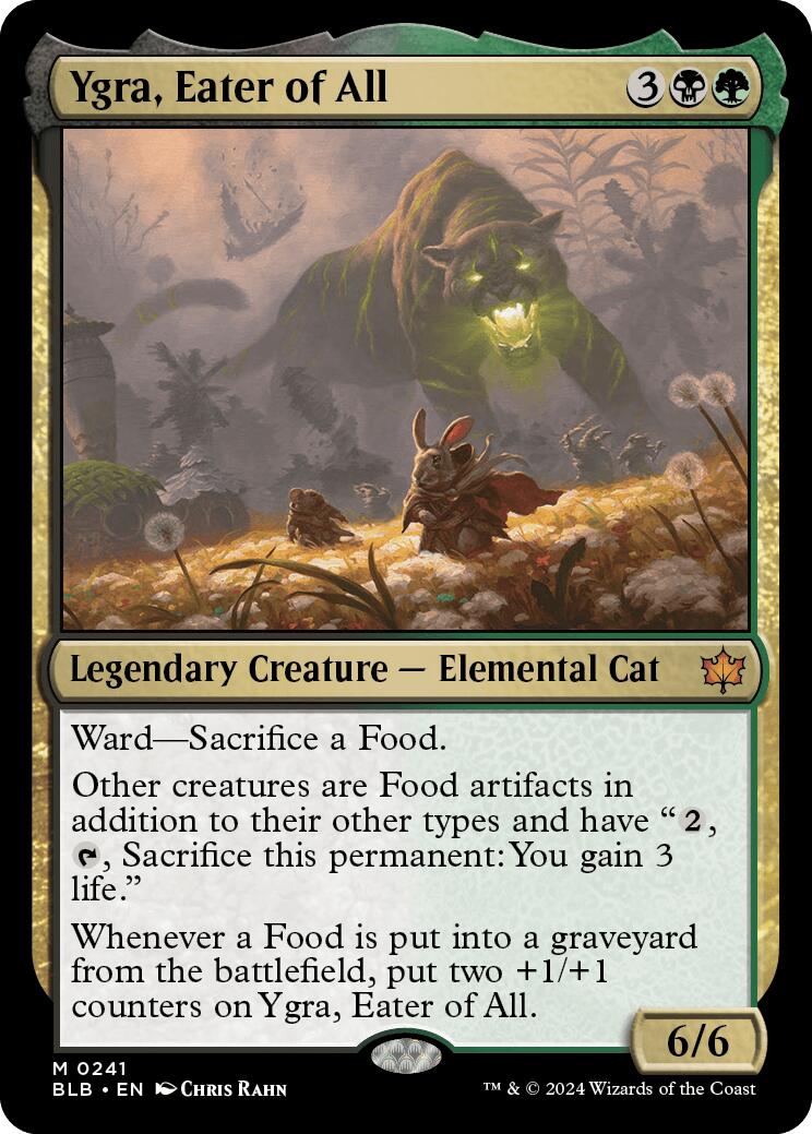 Ygra, Eater of All - Bloomburrow - Magic: The Gathering