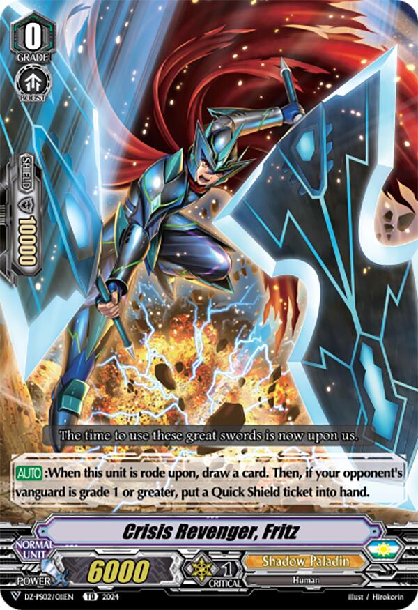 Crisis Revenger, Fritz - DZ-PS02: Premium Deckset “Revenger” - Cardfight Vanguard