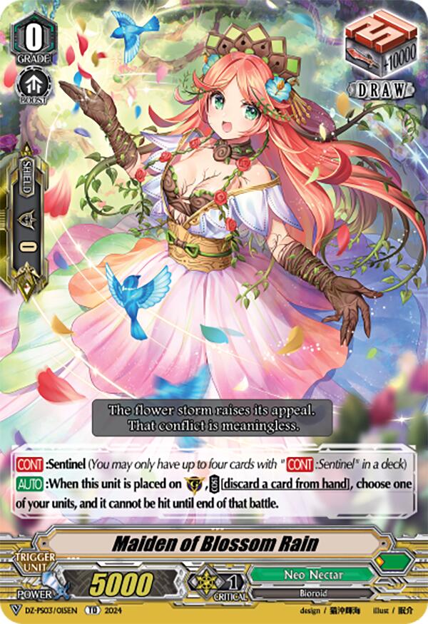 Maiden of Blossom Rain - DZ-PS03: Premium Deckset “Musketeer” - Cardfight Vanguard