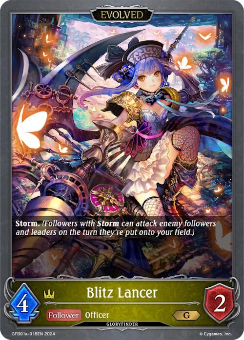 Blitz Lancer (Evolved) - GFB01: Gloryfinder Bundle 01: Guide to Glory ...