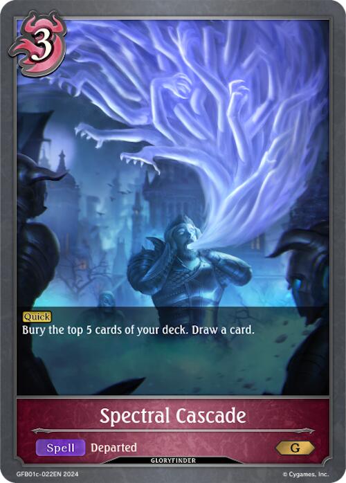 Spectral Cascade Gfb01 Gloryfinder Bundle 01 Guide To Glory Shadowverse Evolve 1389
