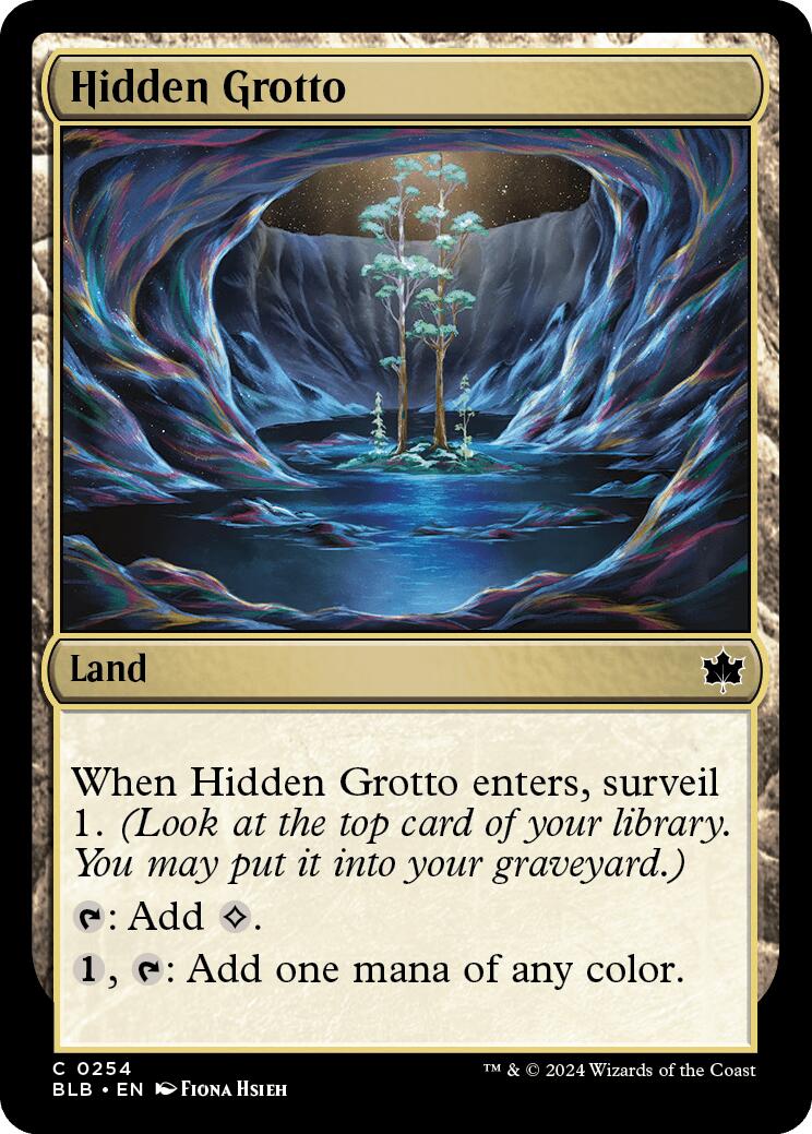 Hidden Grotto - Bloomburrow - Magic: The Gathering