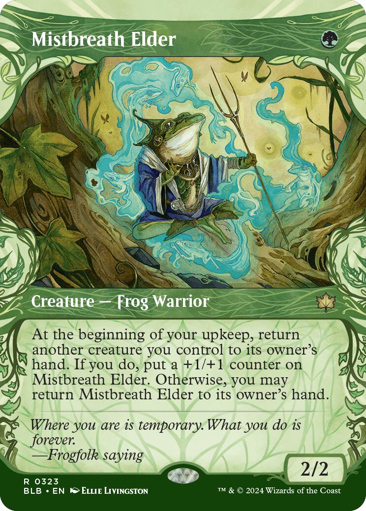 Mistbreath Elder (Showcase) - Bloomburrow - Magic: The Gathering