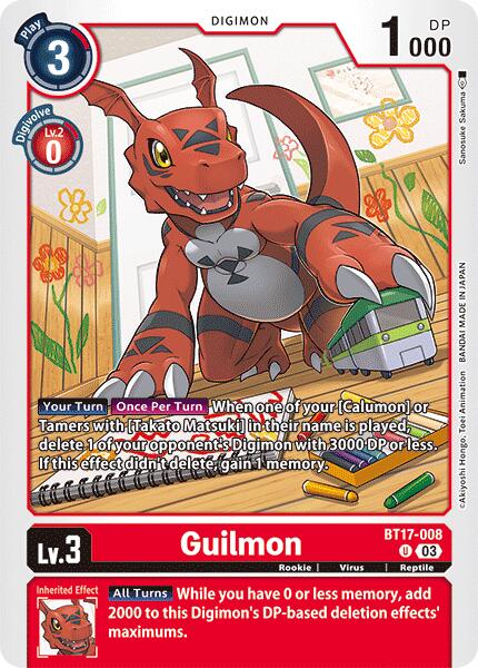 Guilmon - Secret Crisis - Digimon Card Game