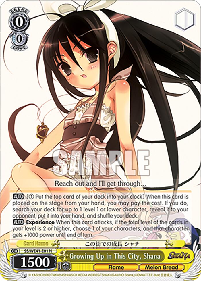 Growing Up in This City, Shana - Shakugan no Shana Premium Booster ...