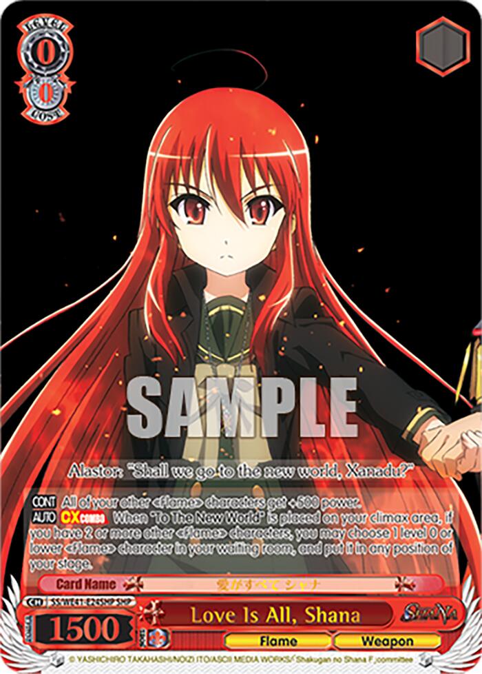Love Is All, Shana (SHP) - Shakugan no Shana Premium Booster - Weiss ...