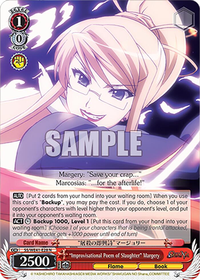 "Improvisational Poem of Slaughter" Margery - Shakugan no Shana Premium ...