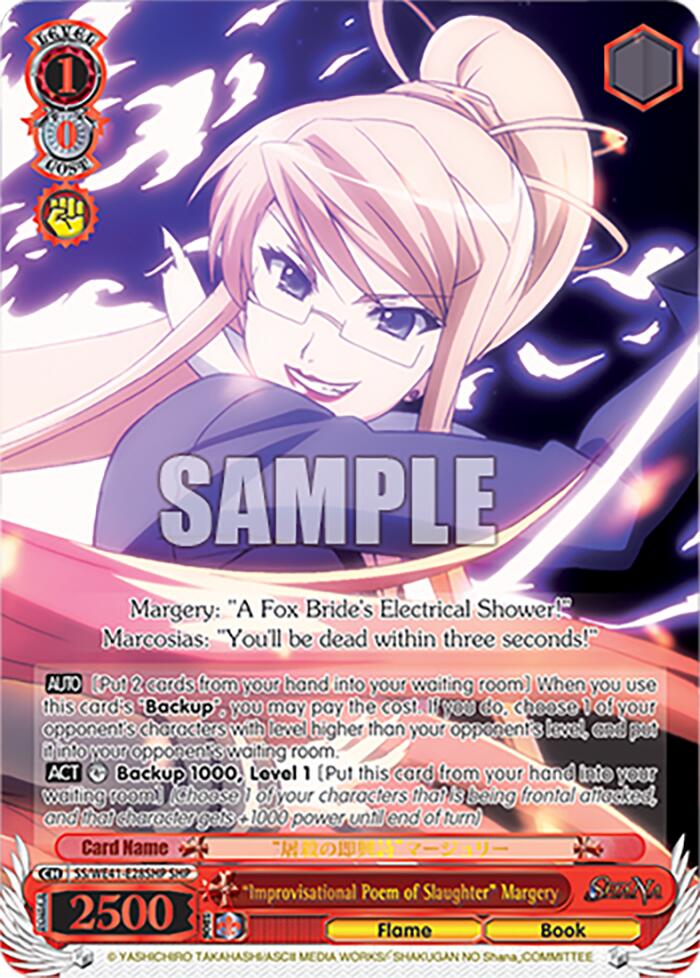 "Improvisational Poem of Slaughter" Margery (SHP) - Shakugan no Shana ...