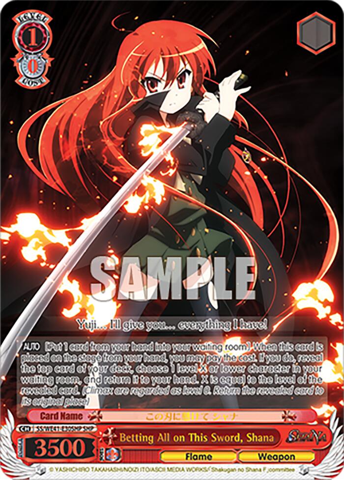 Betting All on This Sword, Shana (SHP) - Shakugan no Shana Premium ...