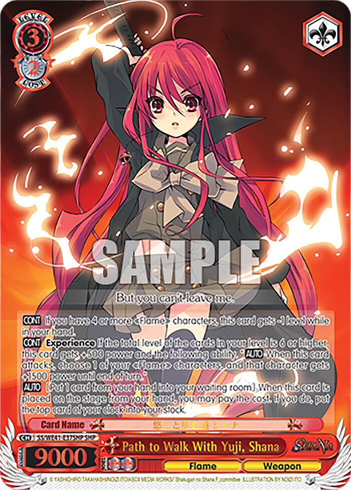 Path to Walk With Yuji, Shana (SHP) - Shakugan no Shana Premium Booster ...
