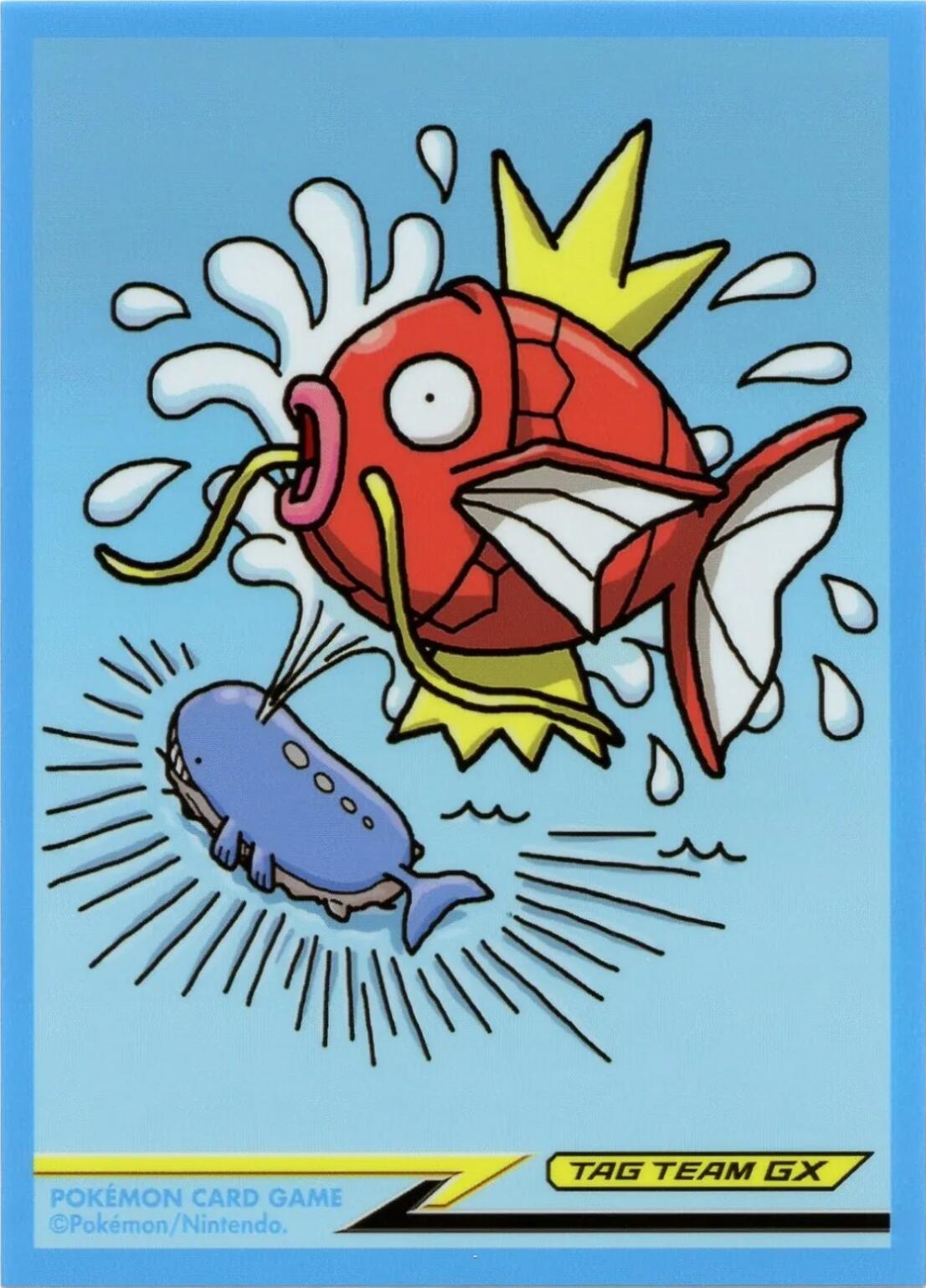 Pokemon TCG: Pokemon Center Japan Exclusive Card Sleeves - Magikarp ...