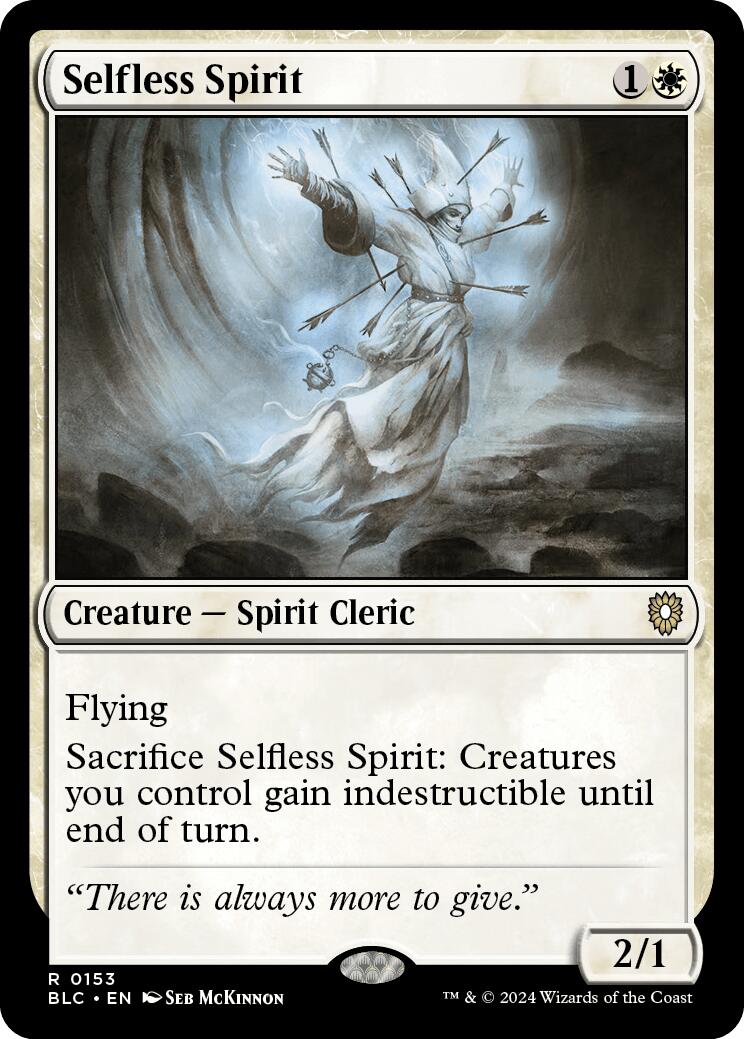 Selfless Spirit - Commander: Bloomburrow - Magic: The Gathering
