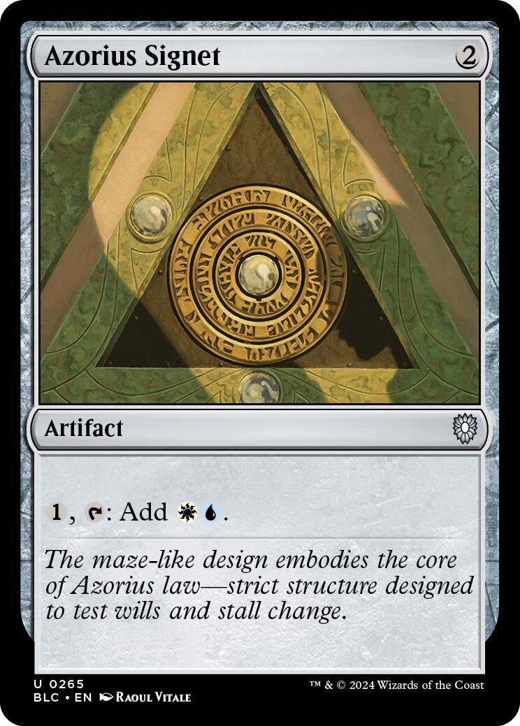 Azorius Signet - Commander: Bloomburrow - Magic: The Gathering