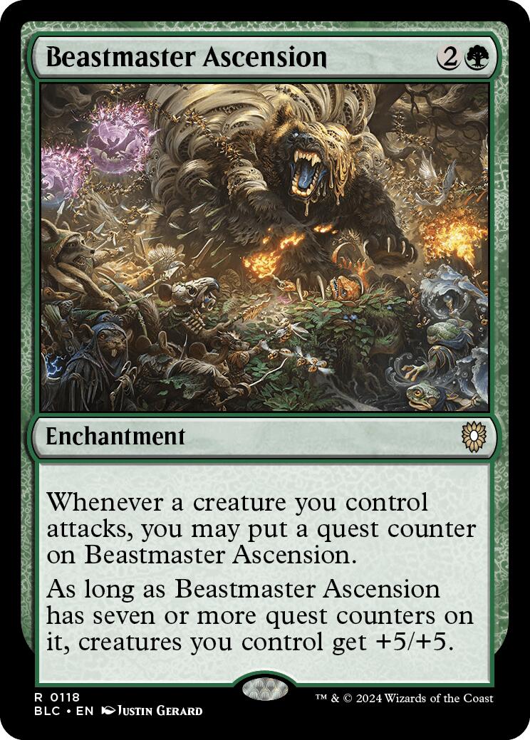 Beastmaster Ascension - Commander: Bloomburrow - Magic: The Gathering
