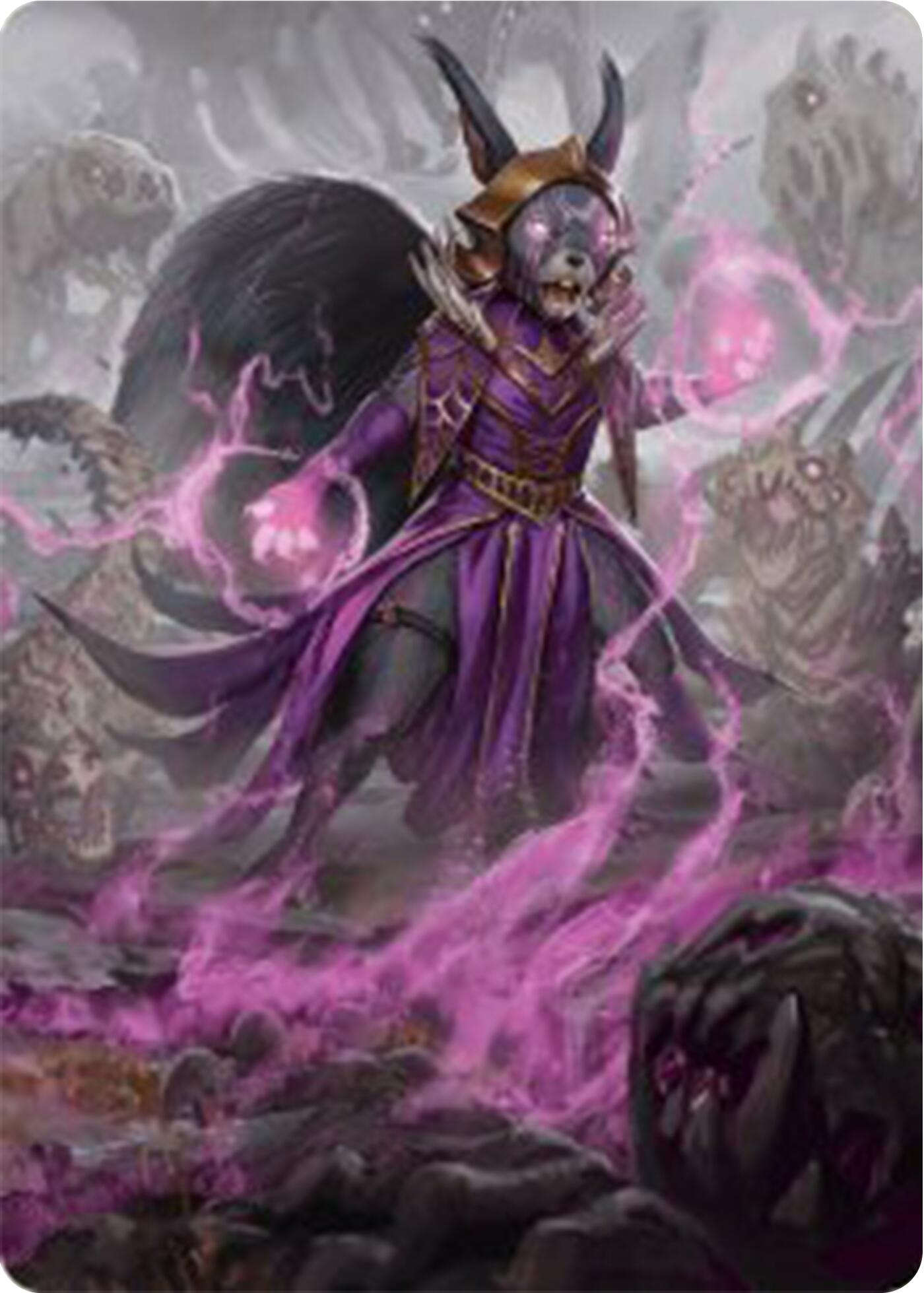 Liliana of the Dark Realms Art Card - Art Series: Bloomburrow - Magic: The Gathering