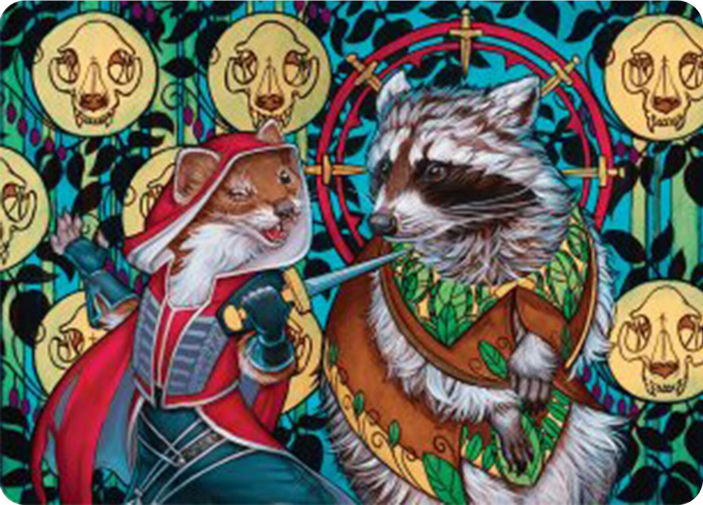 Ruthless Negotiation Art Card - Art Series: Bloomburrow - Magic: The ...