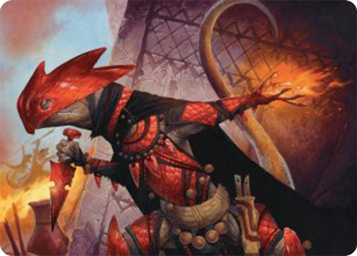 Cindering Cutthroat Art Card - Art Series: Bloomburrow - Magic: The ...