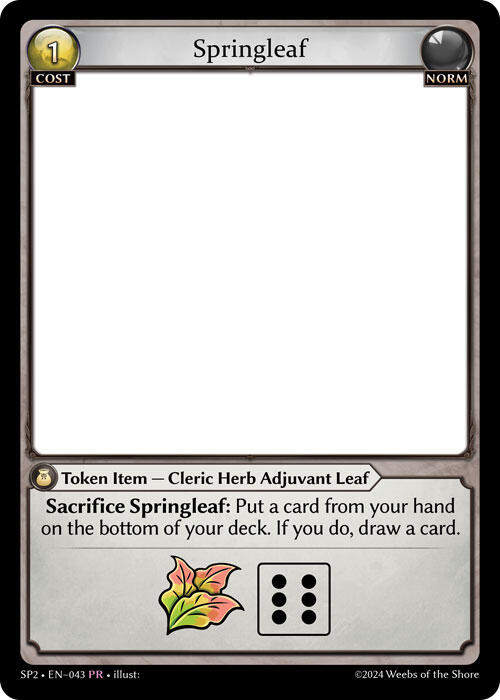 Springleaf - Supporter Pack 2 - Grand Archive TCG