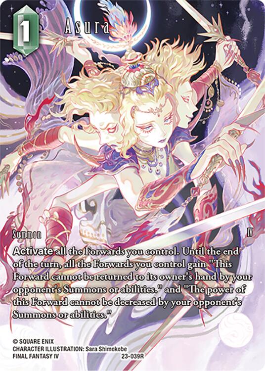 Asura (Full Art) - Hidden Trials - Final Fantasy TCG