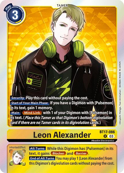 Leon Alexander - Secret Crisis - Digimon Card Game
