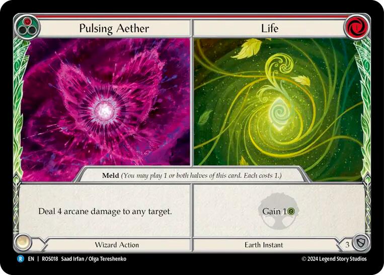 Pulsing Aether // Life - Rosetta - Flesh and Blood TCG