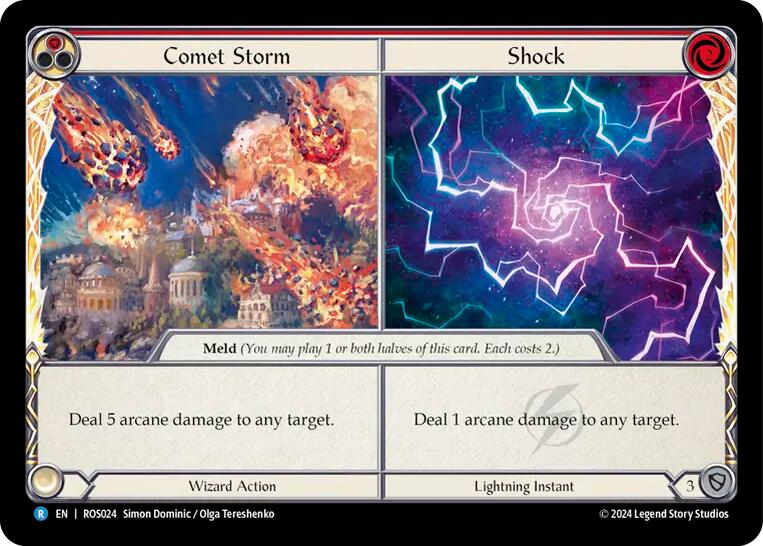 Comet Storm // Shock - Rosetta - Flesh and Blood TCG