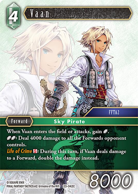 Vaan - Hidden Trials - Final Fantasy TCG