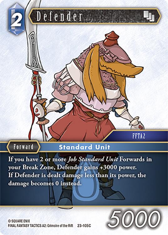 Defender - Hidden Trials - Final Fantasy TCG