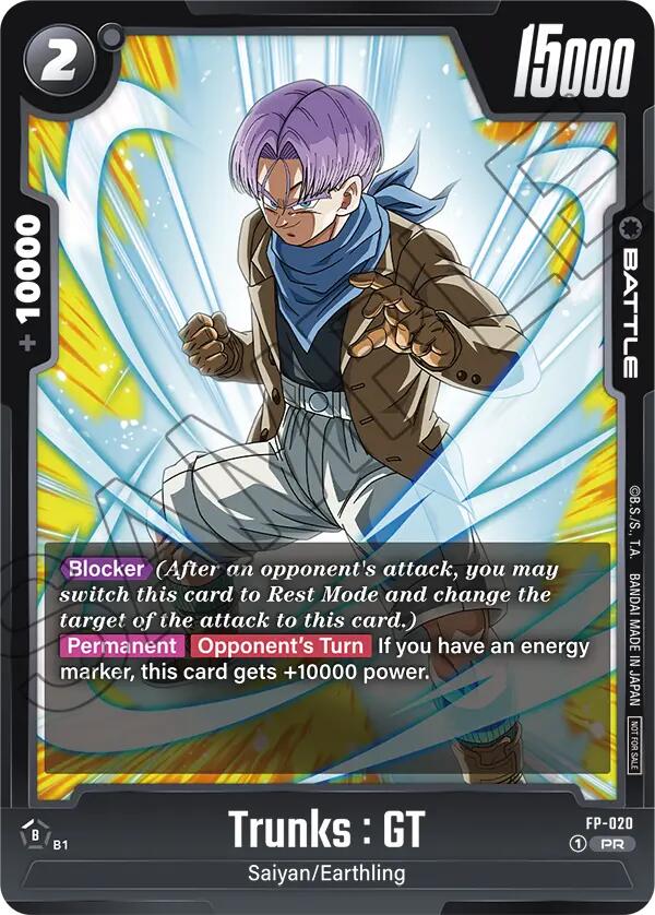 Trunks : GT - FP-020 - Fusion World Promotion Cards and Packs - Dragon ...