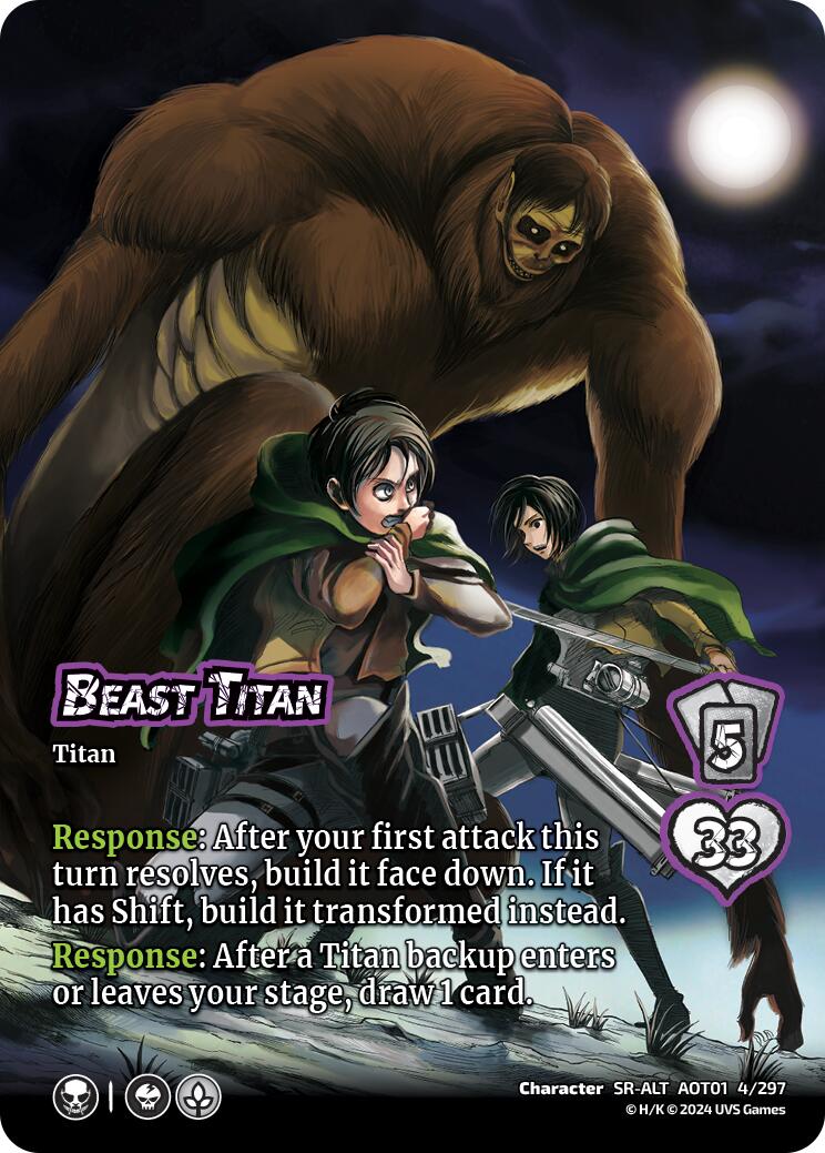 Beast Titan (Alternate Art) - Attack on Titan: Battle for Humanity ...