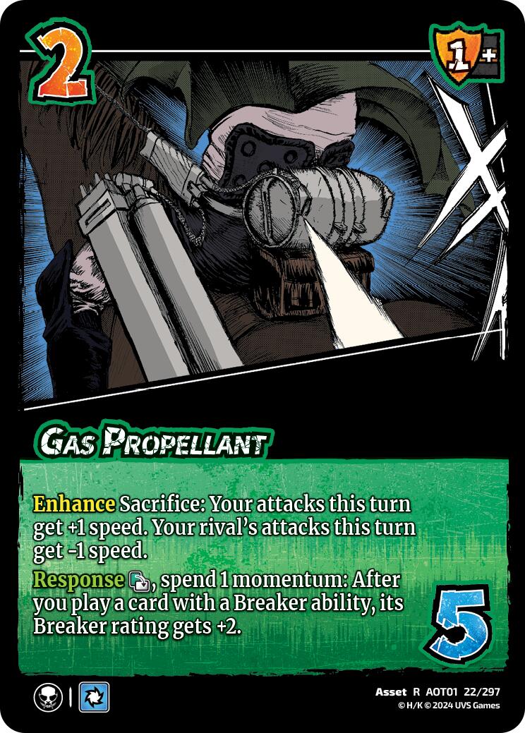 Gas Propellant - Attack on Titan: Battle for Humanity - UniVersus